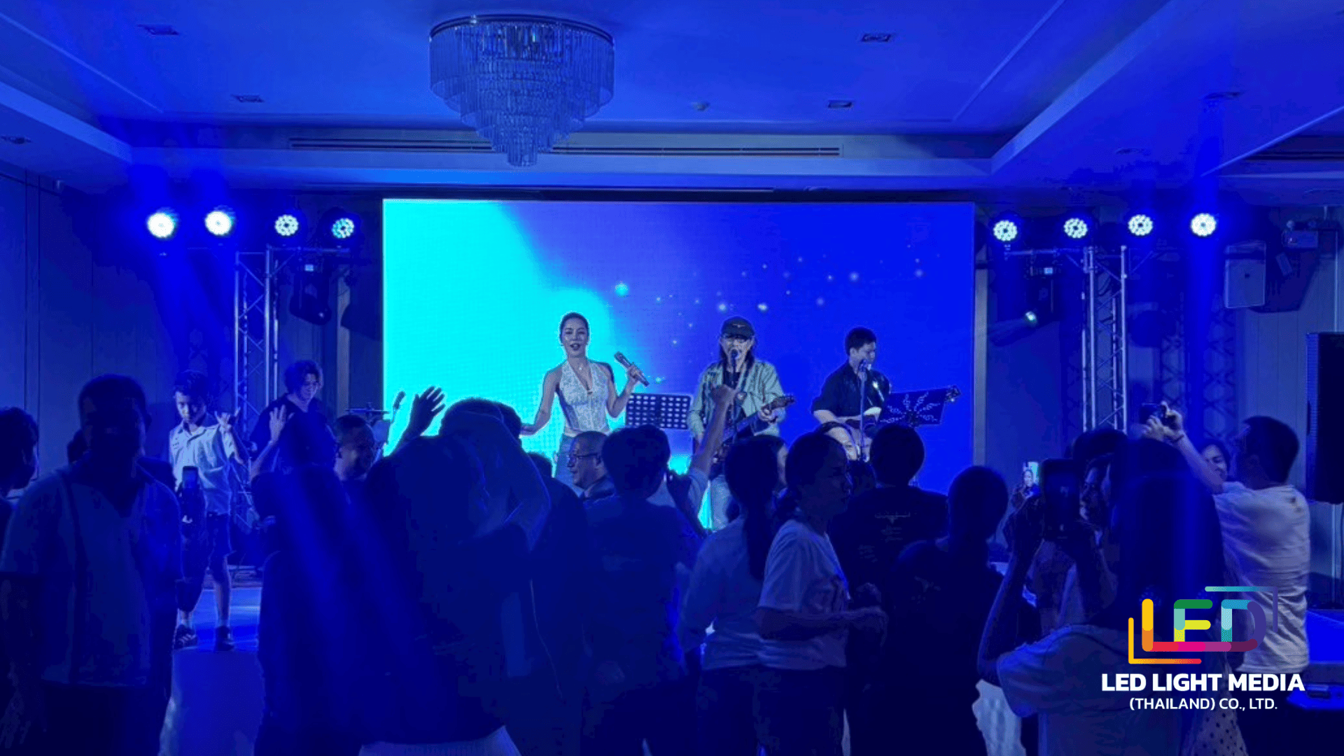 จอ LED P2.6 ขนาดกว้าง 4.5 x สูง 2.5 m @โรงแรมอมารี ดอนเมือง แอร์พอร์ต กรุงเทพฯ